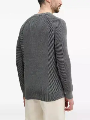 BENETTON Raglan Sleeve Ribbed Knit Jumper