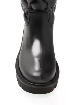 Moncler Kickstream Quilted Logo-patch Boots
