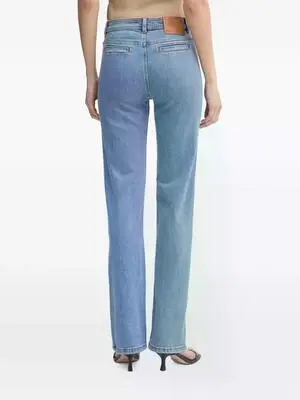 BENETTON Patch Pocket Seamed Jeans - Blue