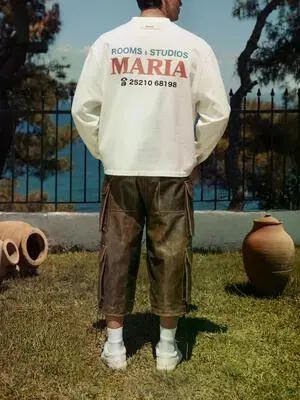 ROUGH. Long-sleeve T-shirt With Button Detail