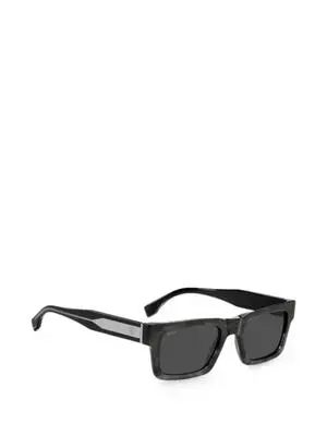 BOSS Rectangle Frame Sunglasses