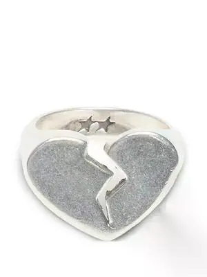 TWOJEYS Heart Motif Ring - Silver