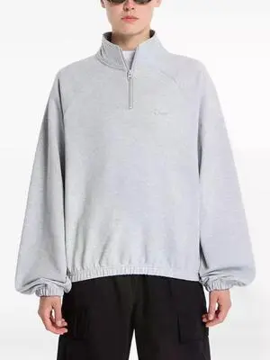 DIME Quarter-zip Sweater With Embroidered Logo