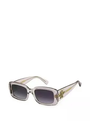 Tommy Hilfiger Rectangle Frame Logo Plaque Sunglasses - Grey