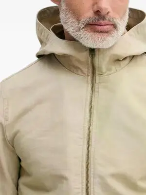 BENETTON Hooded Patch-pocket Jacket - Neutrals