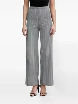 BENETTON Pinstriped Wide-leg Trousers