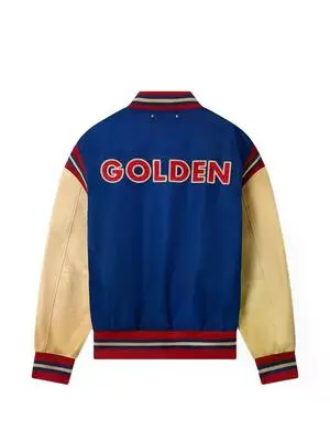 GOLDEN GOOSE Bomber Jacket With Logo Patch