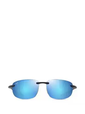 Maui Jim Maui Jim Hookipa Ultra Rectangle-Frame Sunglasses Black