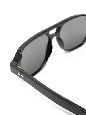 SNOB Pilot Frame Double Bridge Sunglasses