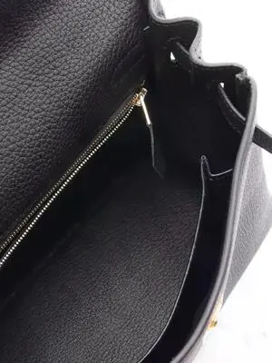 Hermès 25 Kelly Togo-leather Tote Bag - Black