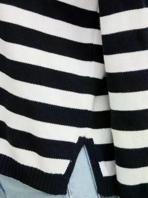 BENETTON Striped Crew-neck Sweater