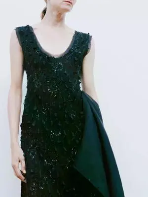 A.W.A.K.E. Mode Embellished Maxi Dress