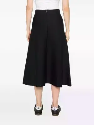 Moncler Logo-patch A-line Midi Skirt
