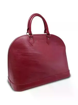 LOUIS VUITTON Epi Leather Alma Mm Top Handle Bag - Red
