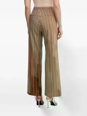 BENETTON Pinstriped Wide-leg Trousers