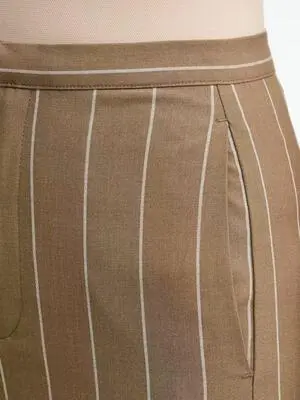 BENETTON Pinstriped Wide-leg Trousers