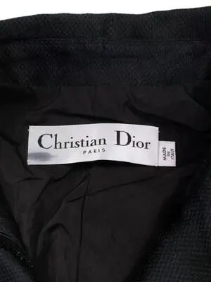 Dior Spread Collar Zip Up Shirt Jacket