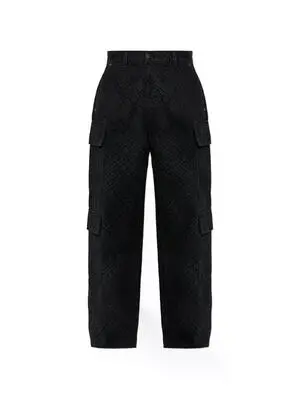 Casablanca Monogram-pattern Cargo Jeans