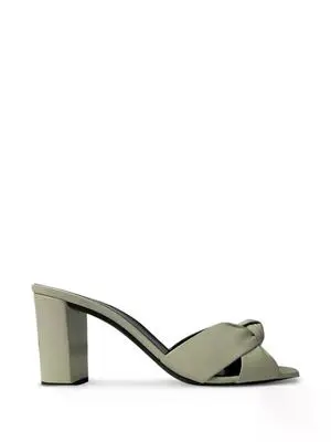 Saint Laurent Bianca Knotted Sandals - Neutrals