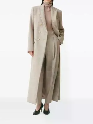Fabiana Filippi Double-breasted Check-pattern Coat