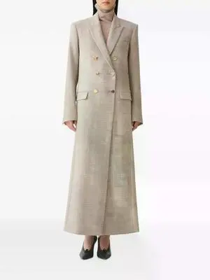 Fabiana Filippi Double-breasted Check-pattern Coat