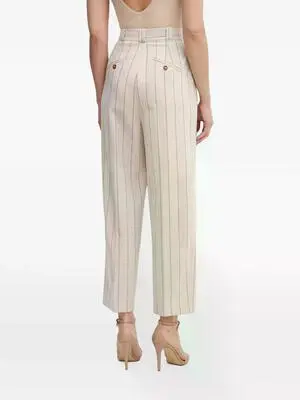 BENETTON Pinstriped Pleated Trousers