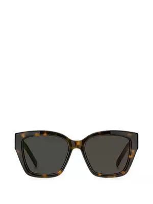 BOSS Square-frame Sunglasses With Tortoiseshell Effect - Brown