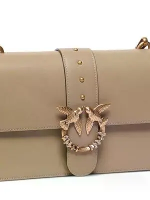 Pinko Love Birds Studded Shoulder Bag
