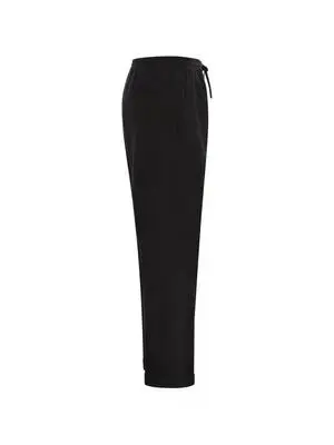 Fedeli Harvard Double-pleat Trousers - Black