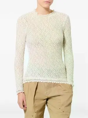 Isabel Marant Étoile Brany Lace Top - White