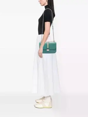 Valentino Garavani Rockstud Glam Lock Medium Crossbody Bag