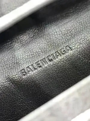 Balenciaga Leather Phone Holder Crossbody Bag