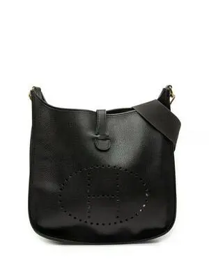 Hermès Evelyne I 33 Clemence Leather Crossbody Bag - Black