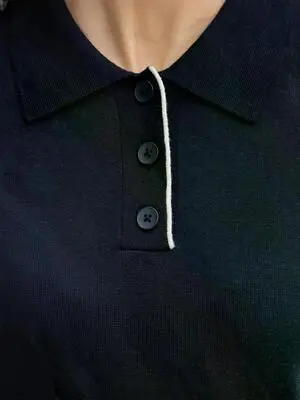 BENETTON Contrast Trim Polo Shirt