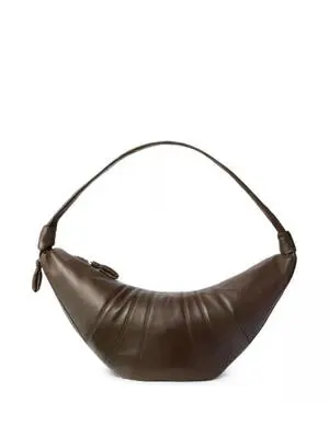 LEMAIRE Large Croissant Leather Shoulder Bag - Brown