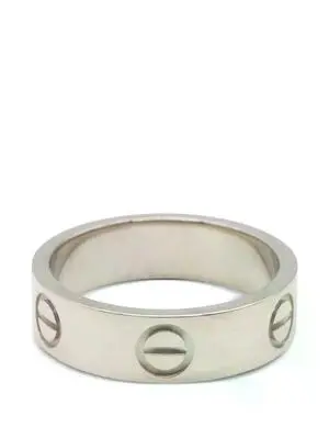 Cartier 18k White Gold Love Screw-detail Ring
