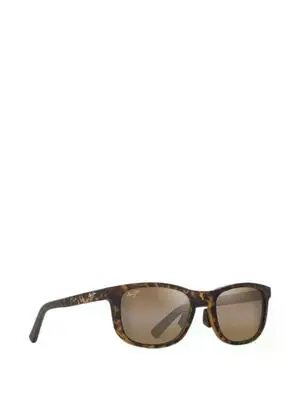 Maui Jim Aliali Af Square-frame Sunglasses - Brown