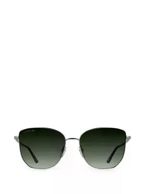 Lacoste Butterfly Frame Sunglasses With Gradient Lenses And Tortoiseshell Effect Arms - Grey