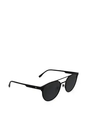 Lacoste Double-bridge Round-frame Sunglasses