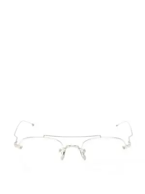 Thom Browne Geometric Frame Eyeglasses - Silver