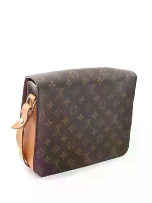 LOUIS VUITTON 1996 Monogram Cartouchiere Gm Crossbody Bag