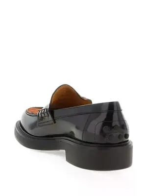 TOD'S Animal-print Gommini Loafers