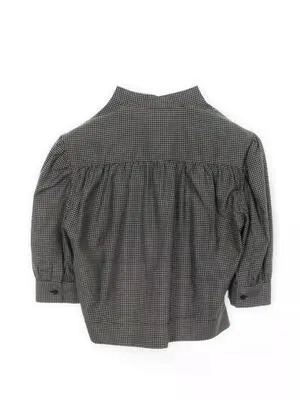 Dior Puff Sleeve Pussy-bow Blouse