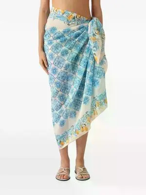 MC2 SAINT BARTH Tahiti Tile-pattern Pareo