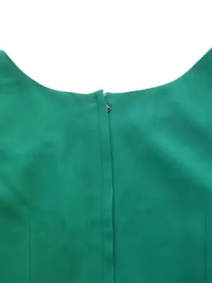 Dolce & Gabbana Short Sleeve Ruffled Hem Dress