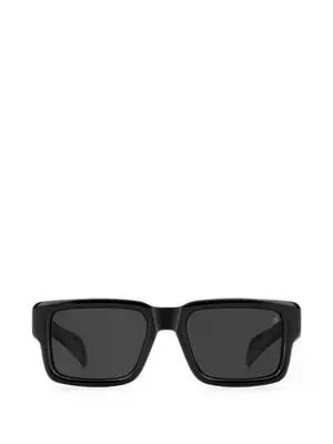 DB EYEWEAR BY DAVID BECKHAM Rectangle Frame Sunglasses - Black