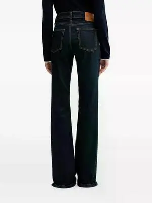 BENETTON Logo-patch Flared Jeans