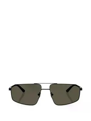 Emporio Armani Geometric Frame Sunglasses - Black