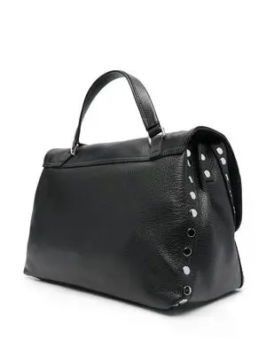 ZANELLATO Studded Leather Tote Bag - Black