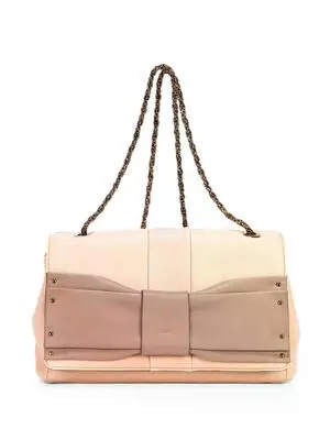 Chloé Small Leather Shoulder Bag - Orange